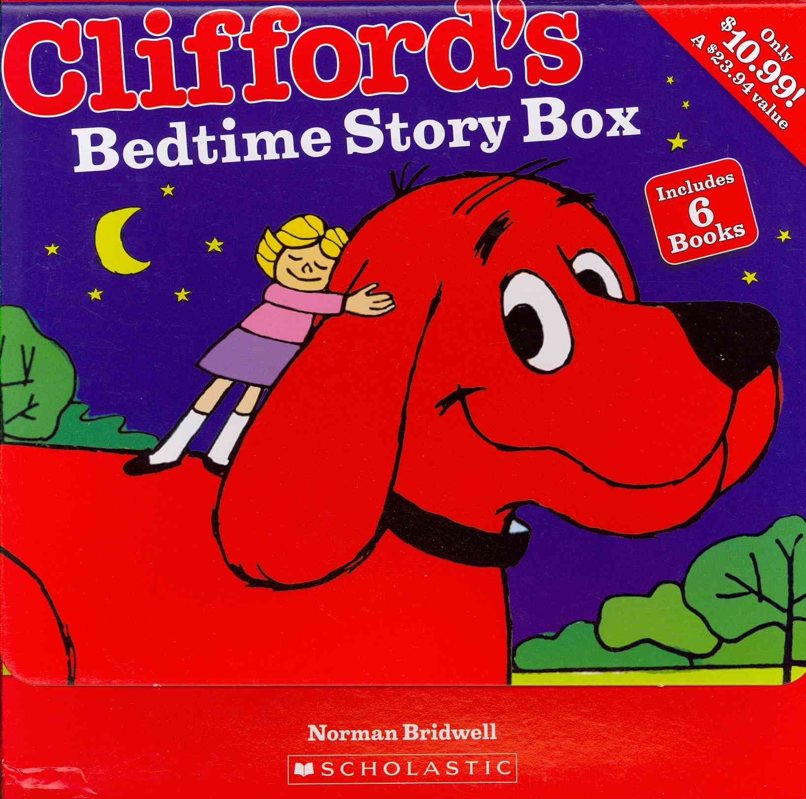 Cliffords Bedtime Story Box By Scholastic Inc Cor Ebay